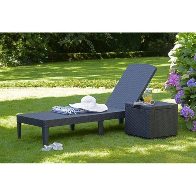 17 Stories Eleisha 29cm Long Reclining Single Sun Lounger | Wayfair.co.uk